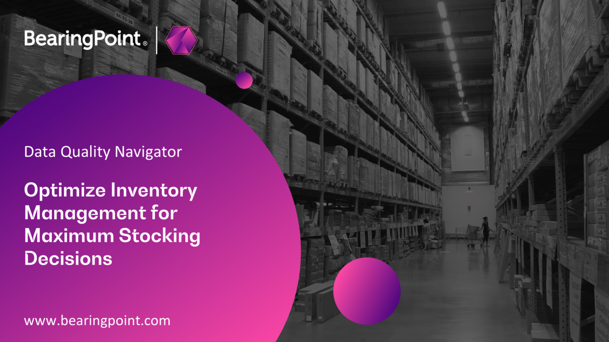 Efficient Inventory Management with Data Quality Navigator | Data Quality Navigator